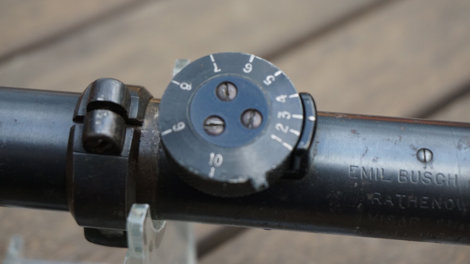 VISAR 2 3/4x EMIL BUSCH A-G RATHENOW SER.NO. 7740 REAL SNIPER SCOPE ...