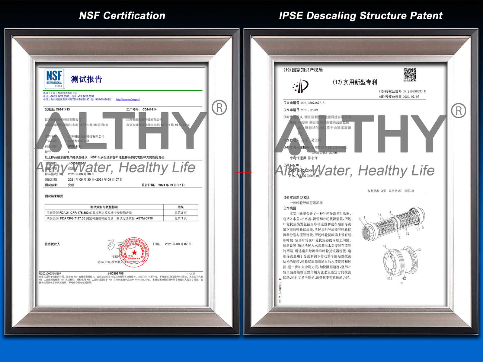 ALTHY Entkalkungsanlage Alternative Wasserenthärtungsanlage ...