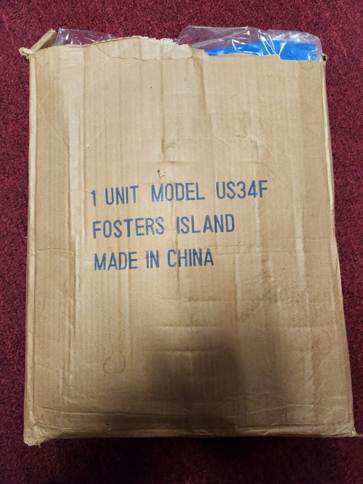 RARE New Fosters Beer Inflatable Fosters Island. 54"across Uninflated ...