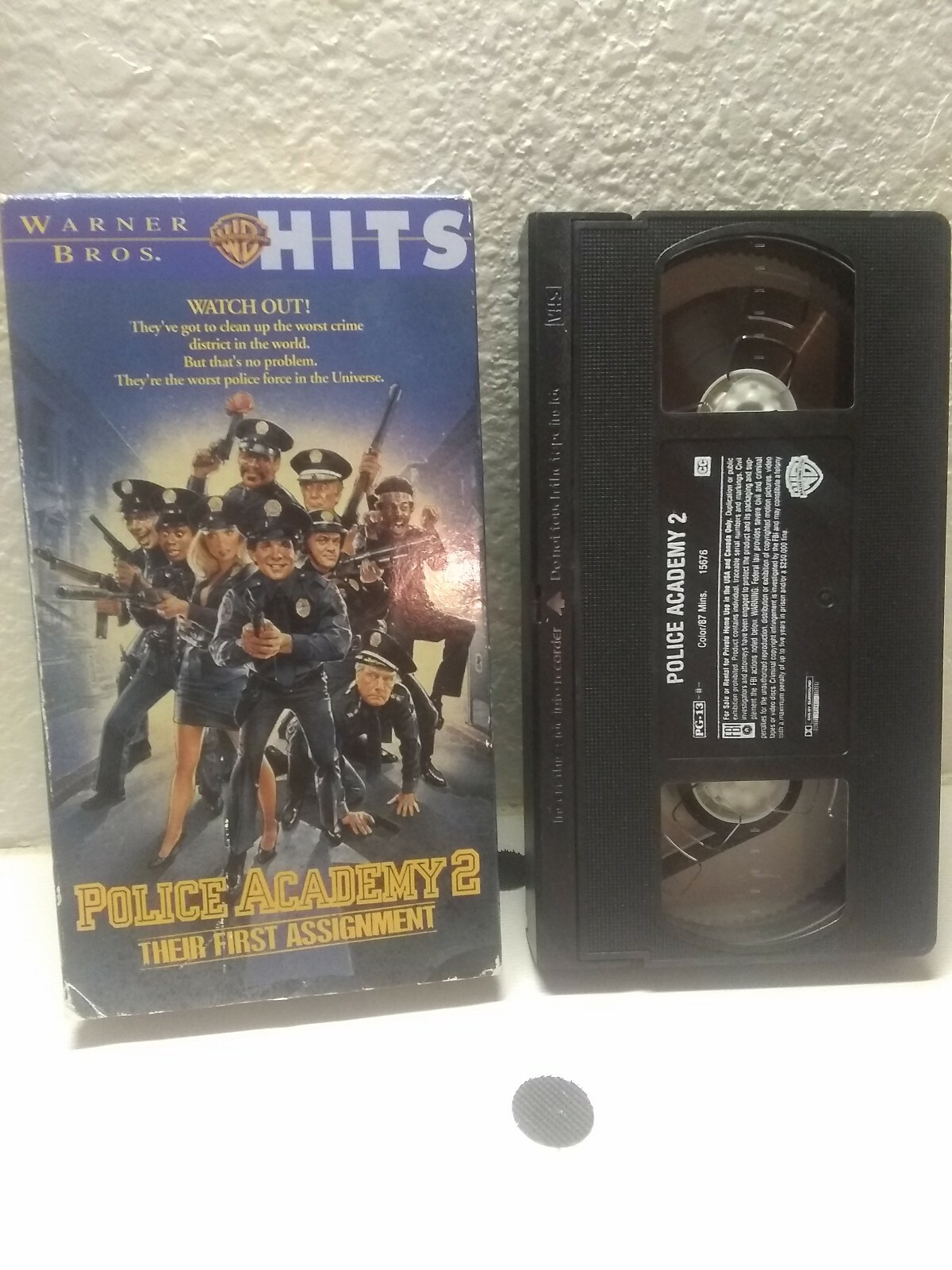 Police Academy 2 - VHS 1985 1998 bobcat goldthwait Rare Cover ...