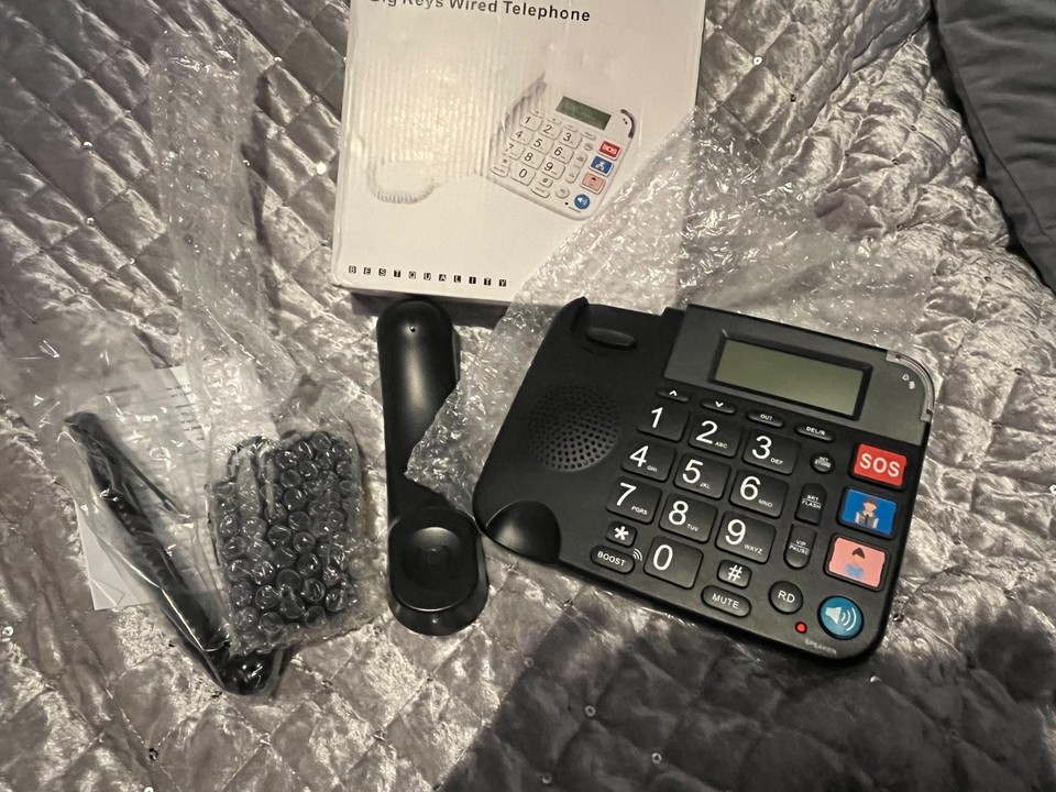 OR-813 Big Keys Wired Telephone corded landline phone elderly seniors ...