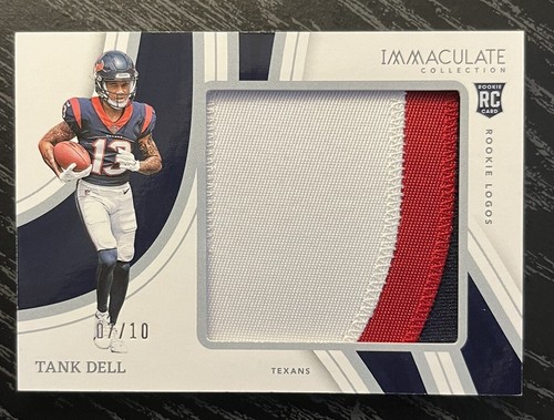 Tank Dell 2023 Panini Immaculate Rookie Logos Tri-Color Patch /10 ...