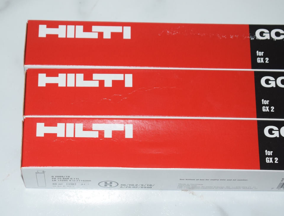 💥NEW💥HIlti #2105669 Gas can GC 52 for GX 2 direct fastening Lot Of 3 ...