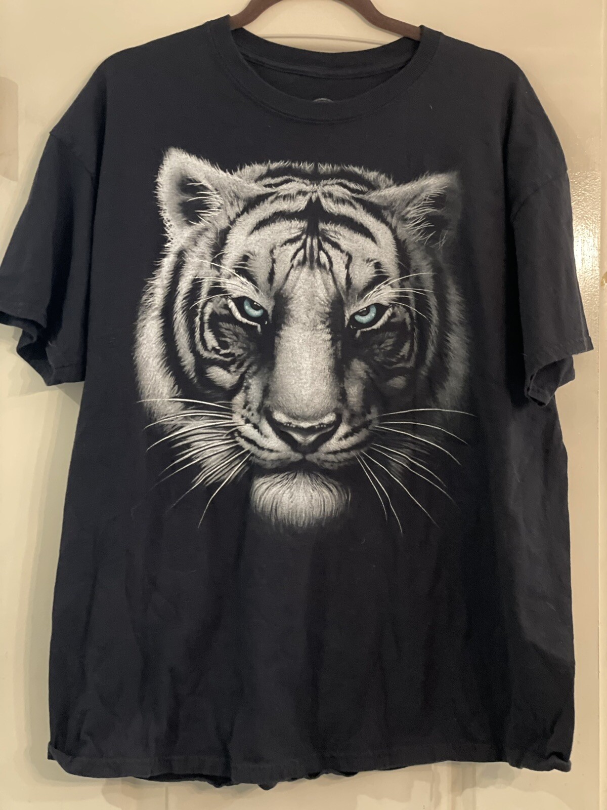 Dom Mens Siberian Tiger Graphic Short Sleeve T Shirt… Gem