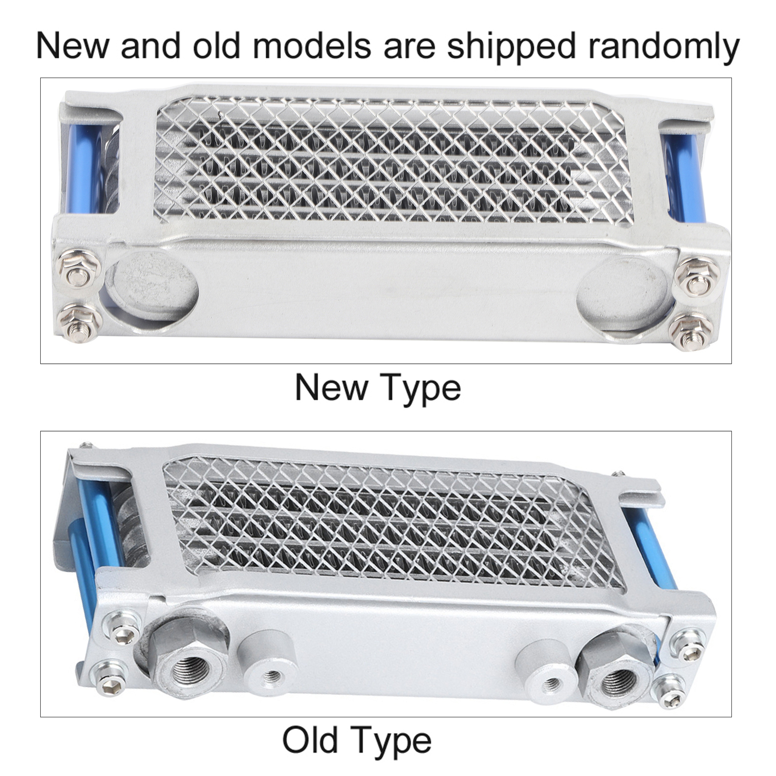 Silver Engine Oil Cooler Standard Cooling Radiator for Dirt Bike Pit ...