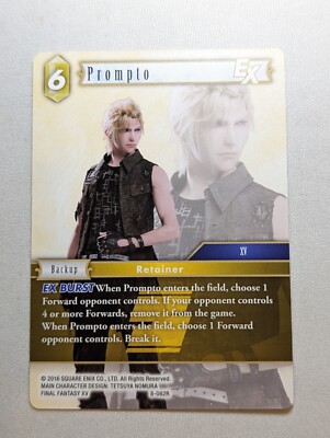 Prompto - 8-082R - Final Fantasy TCG FFTCG | eBay