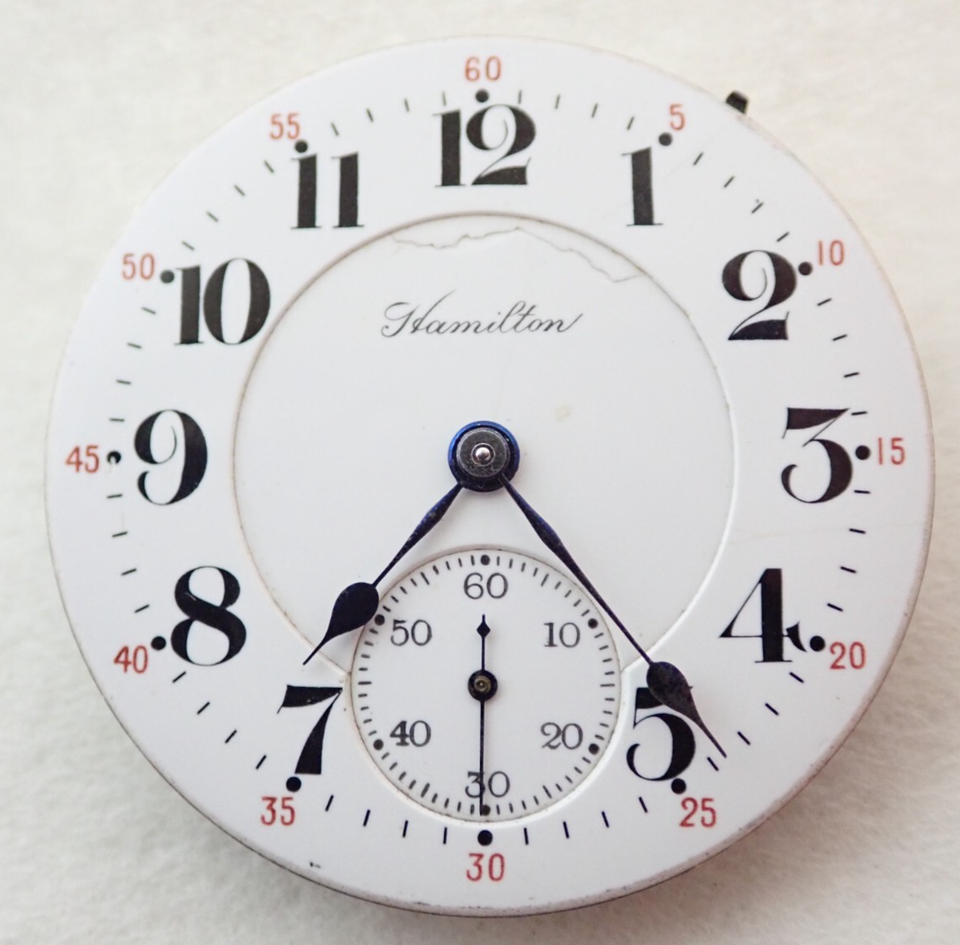 ANTIQUE 16s HAMILTON GRADE 992 21 JEWEL 21j RAILROAD RR POCKET WATCH ...