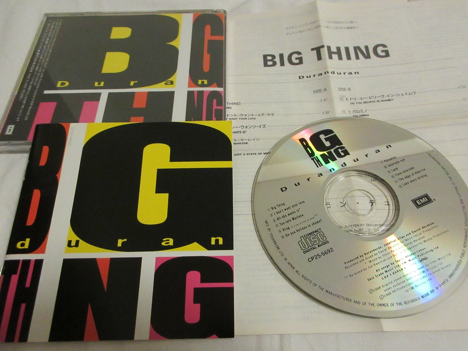 DURAN DURAN / big thing /JAPAN LTD CD | eBay