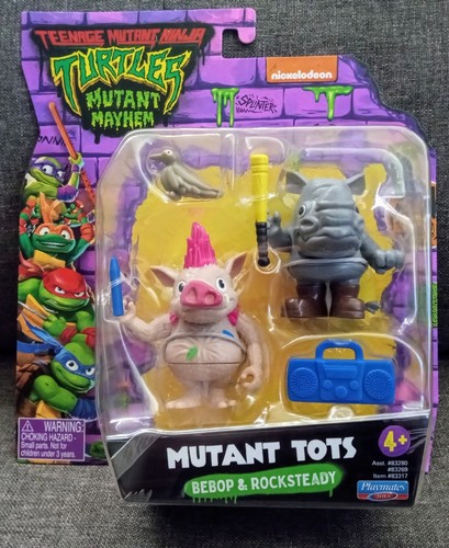2024 TMNT Mutant Mayhem Mutant Tots Bebop & Rocksteady | eBay