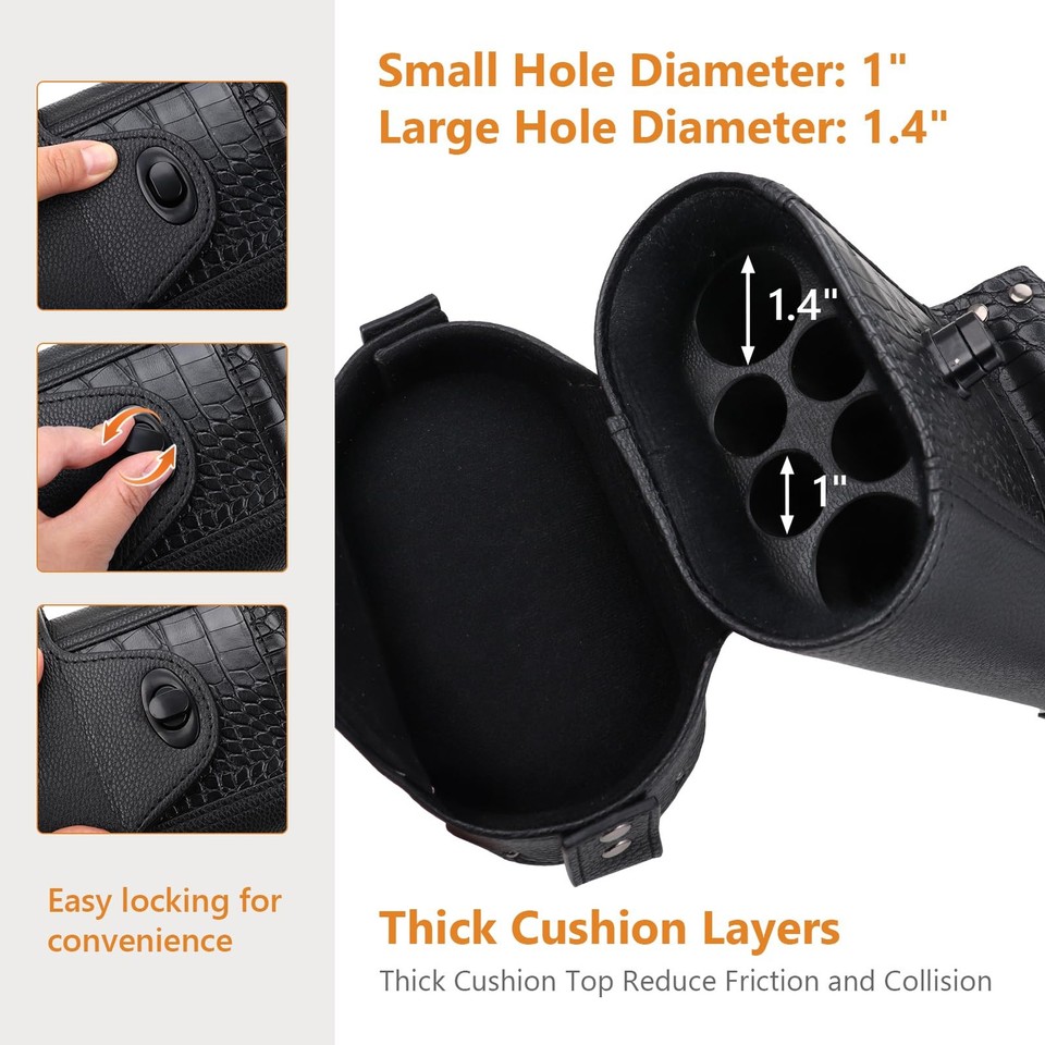 2x4 Pool Cue Case, Hard Pool Cue Case, Billiard Cue Case with Stand ...