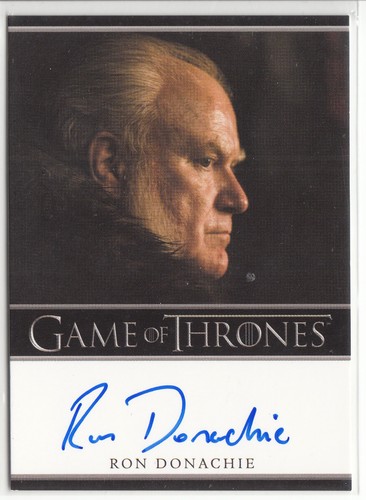 Ron Donachie as Ser Rodrik Cassel GAME OF THRONES Season 3 Autograph ...