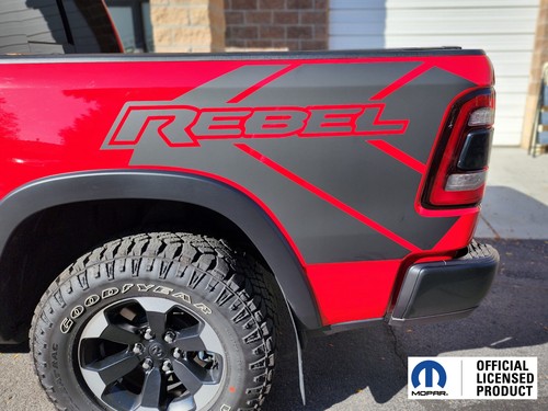 2019-2024 1500 Ram Rebel Bed Graphics With Rebel Vinyl Decals Stickers ...
