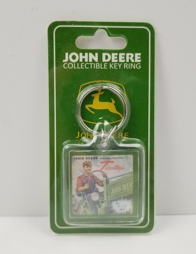 NEW! John Deere Keychain Key Chain Keyring Key Ring Stocking Stuffer ...
