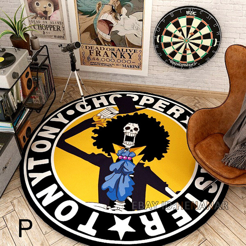 ONE PIECE Carpet Character Round Floor Mat Home Area Rugs Multi ...
