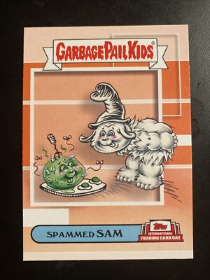 2022 Topps International Trading Card Day Garbage Pail Kids Spammed Sam ...