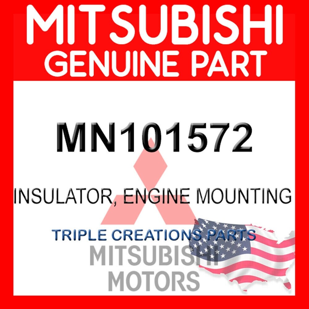 GENUINE OEM MITSUBISHI MN101572 INSULATOR, ENGINE MOUNTING | eBay