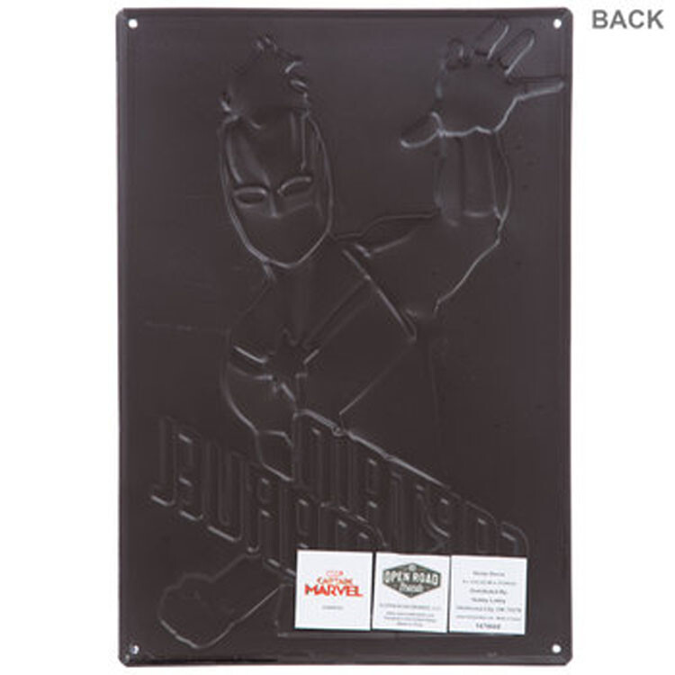 Open Road Brands Captain Marvel Metal Sign | eBay