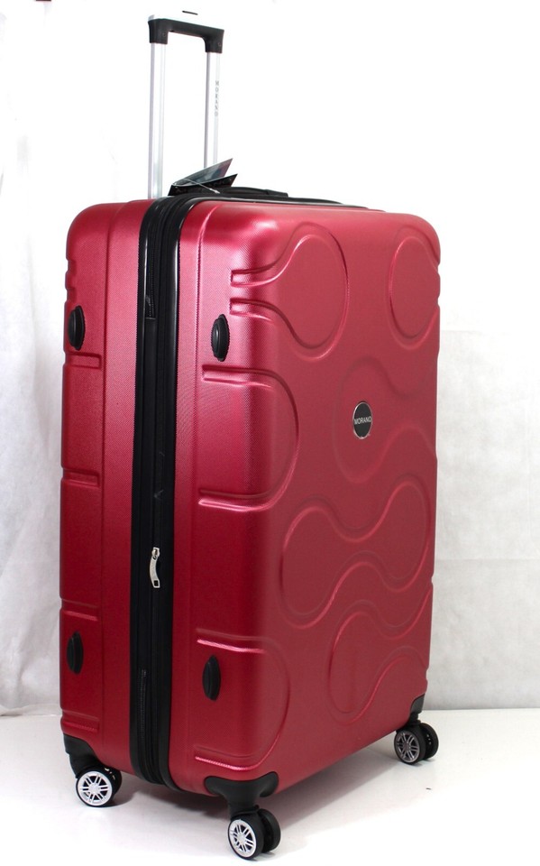 26" EXPANDABLE ABS Hard Shell Large Suitcase Spinner 4 Wheels Luggage ...