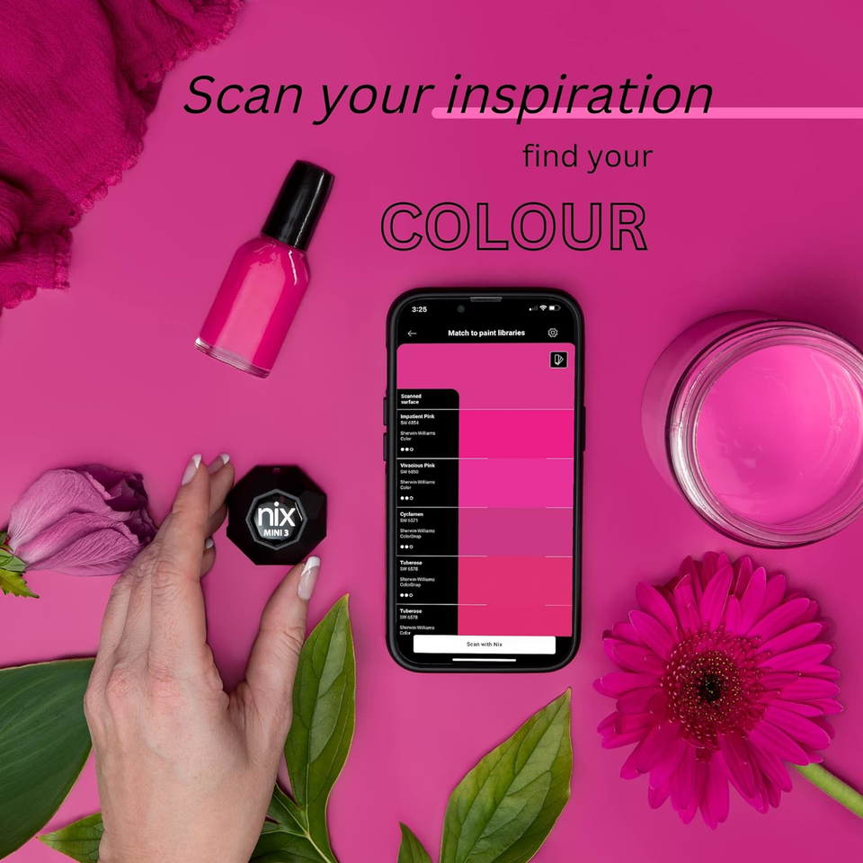 Nix Mini 3 Colour Sensor Colorimeter - Portable Colour Matching Tool ...