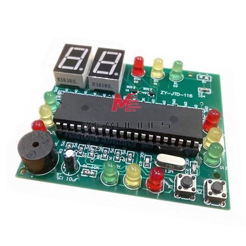 51 Single-chip Microcomputer Traffic Light Signal Light DIY Assembly ...