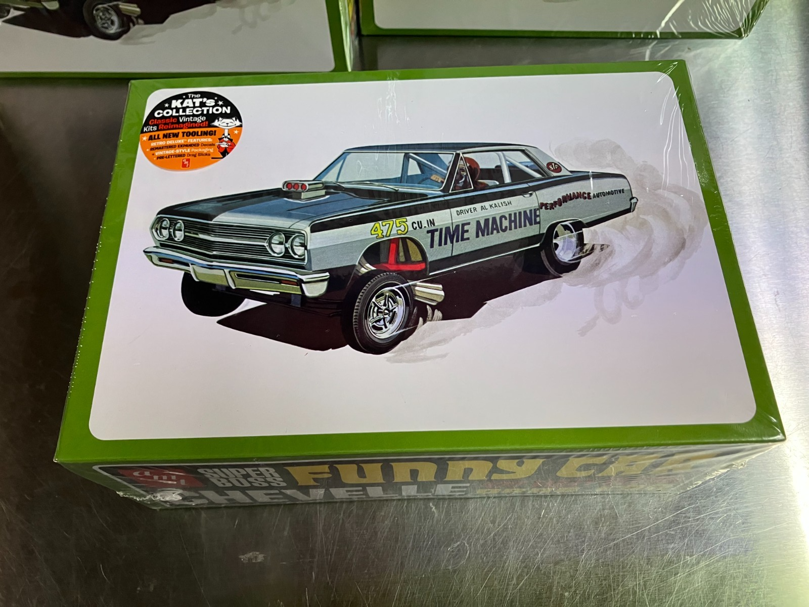 AMT 1/25 scale Chevy Chevelle Time Machine funny car model car kit | eBay