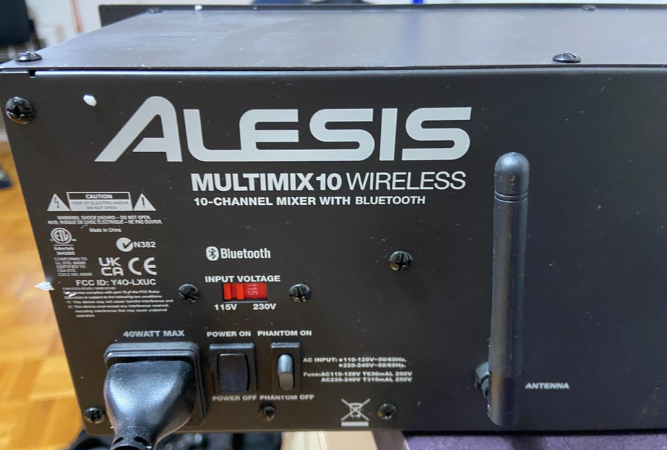 Alesis MultiMix 10 Wireless Rackmount Mixer with Bluetooth USED | eBay