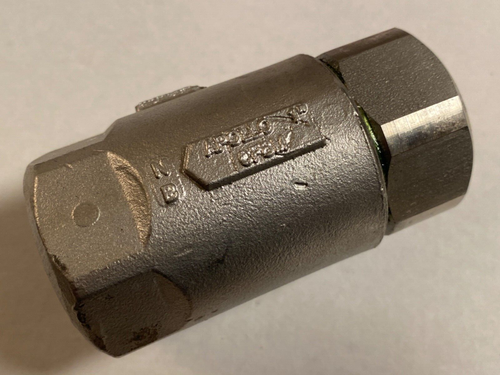Apollo 125S Check Valve 1-1/4" Stainless Steel Ball Spring 400 CWP Cf8m ...