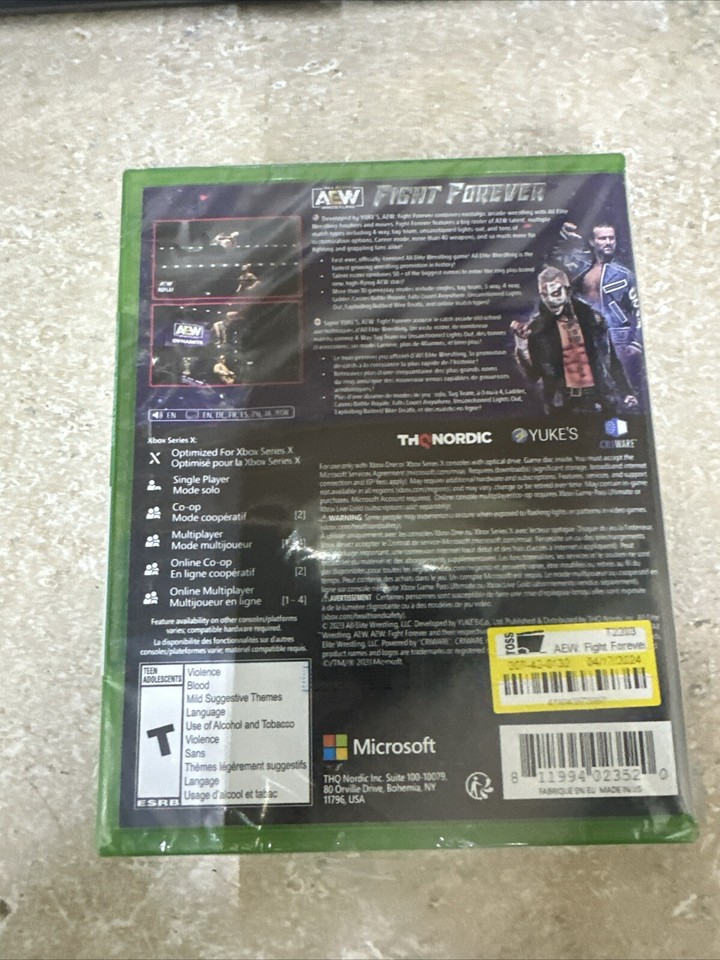 AEW: Fight Forever (Microsoft Xbox One/Series X 811994023520 | eBay