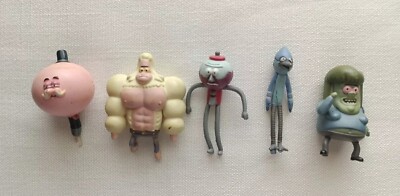 RARE Cartoon Network REGULAR SHOW MINI FIGURE SET INCOMPLETE Jazwares ...