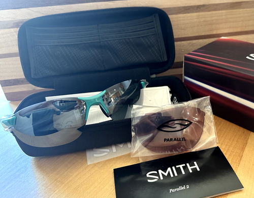 SMITH Parallel 2 Sunglasses w/ extra lenses & case NEW Green 125mm | eBay