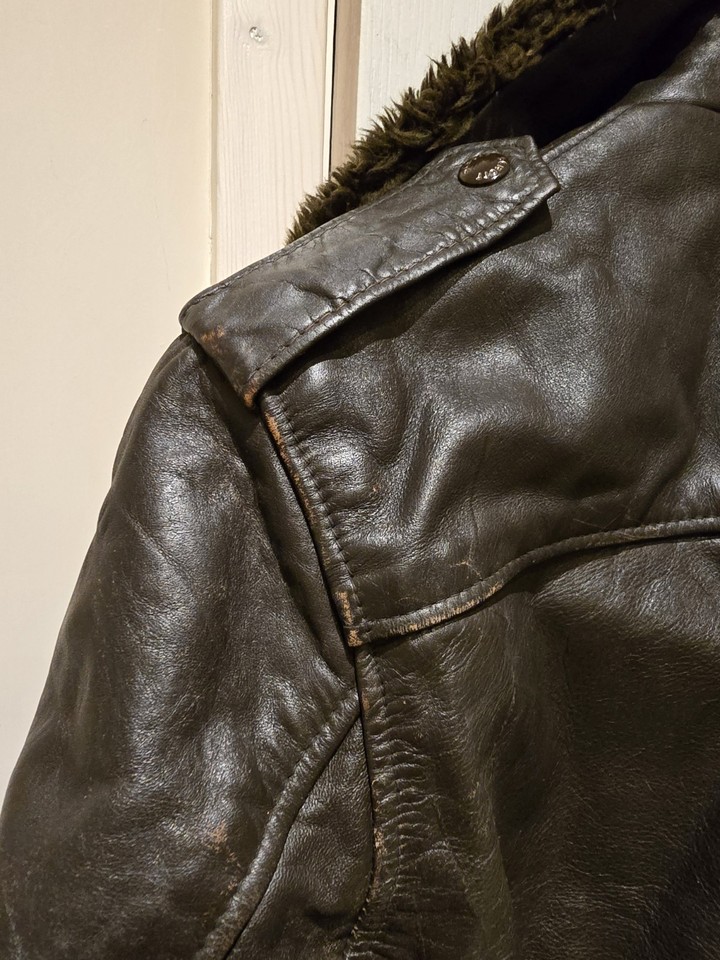 Schott NYC Leather Flight Jacket Macready The Thing | eBay UK