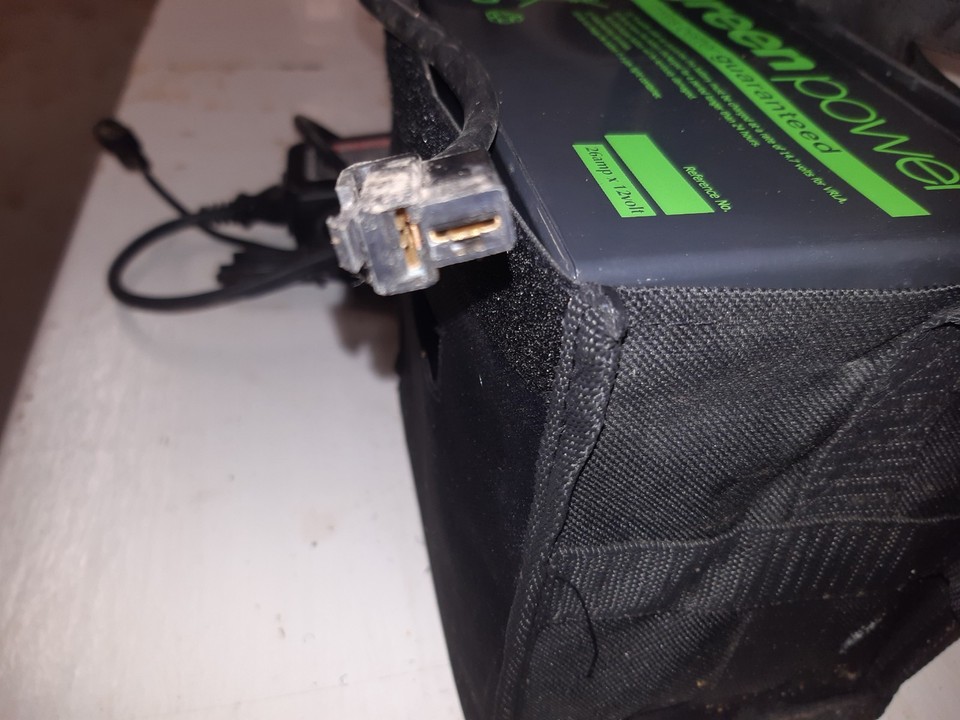 Green Power 12V 26amp Battery And Charger Holds Full Charge Cheap | eBay UK