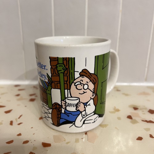 Retro 90s vintage "That's Better That's Tetley" tea mug Gaffer ...