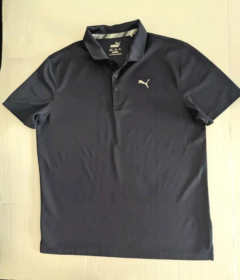 Puma Dark Blue Golf Polo Shirt Short Sleeve Boys Size XL | eBay UK