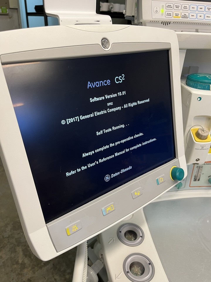 GE Avance CS2 Anesthesia Machine - GE B40 Monitor - Tec 7 Sevo ...