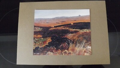 Peter Brook. Artist. People Don't Live Here Now. On A4 kraft card | eBay UK
