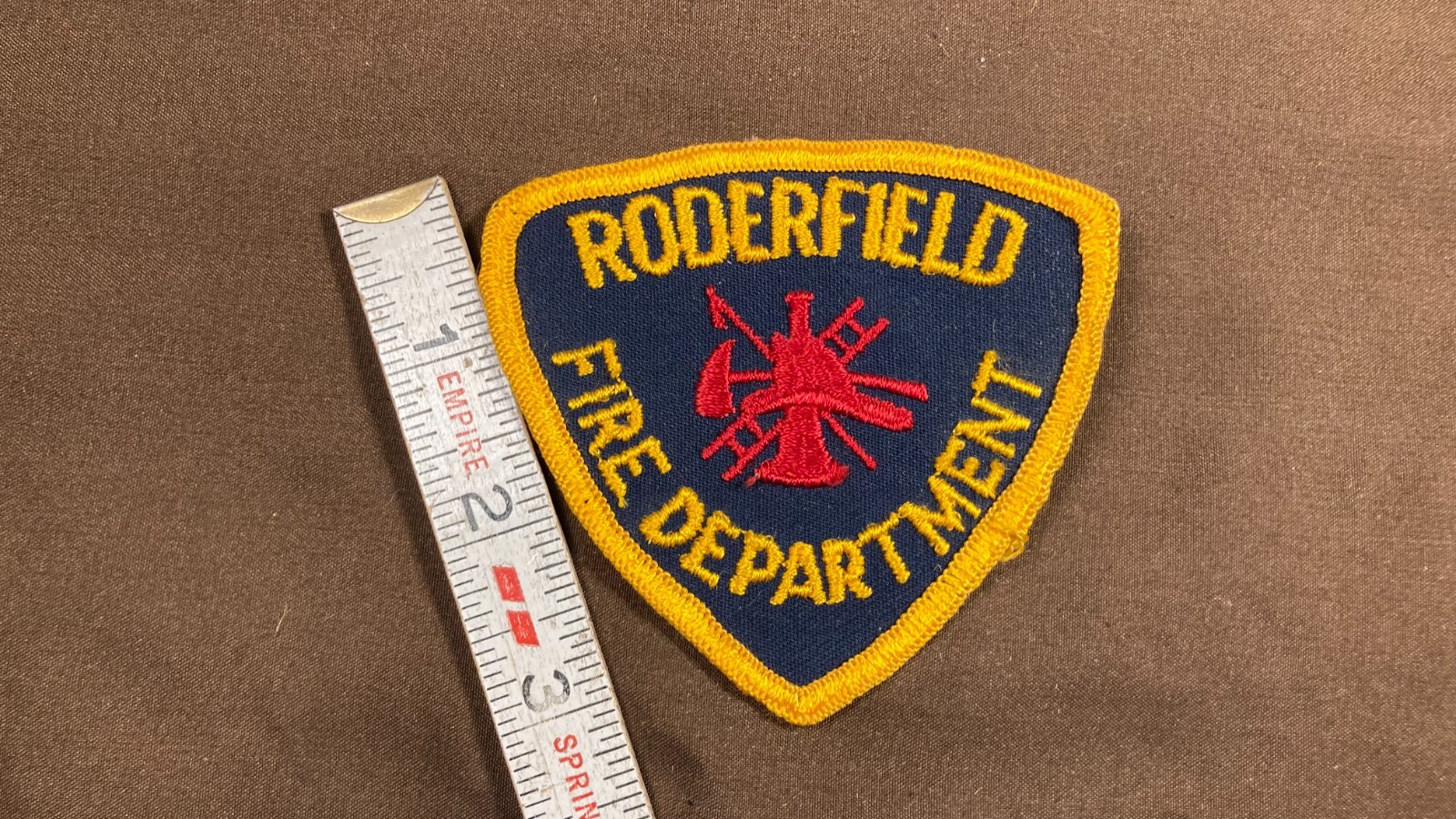 Roderfield West Virginia WV Fire Department Patch Firefighter Vintage ...