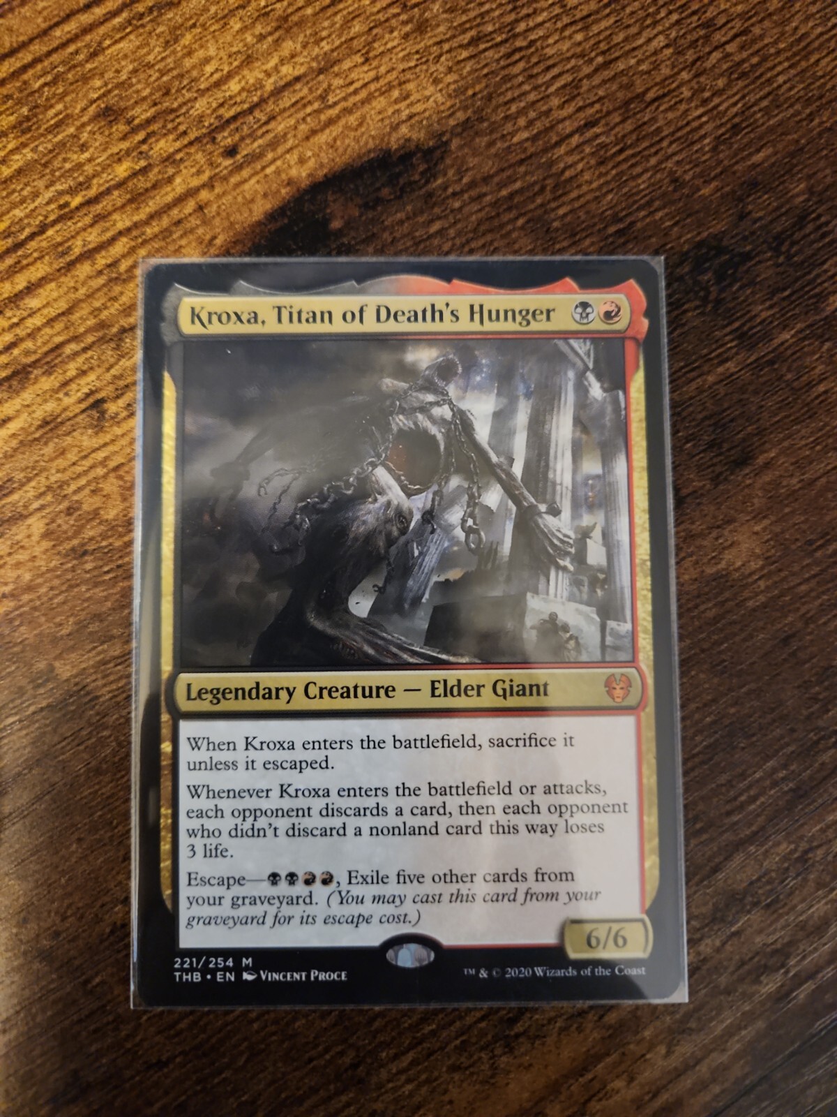 Kroxa, Titan of Death's Hunger - Near Mint, English - Theros Beyond ...