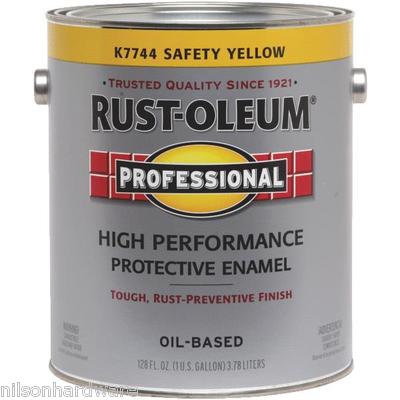 (2)-Gal Safety Yellow Rust-Oleum VOC Compliant Rust Control Enamel ...