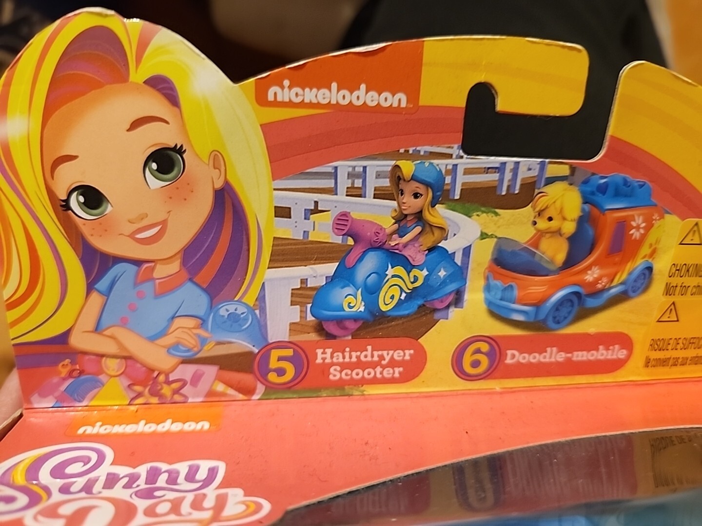 NICKELODEON SUNNY DAY GLAM VAN & COLORING CAR DIE CAST VEHICLES, 2 PACK ...