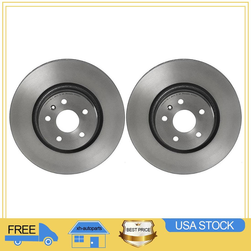 Front 2X Brake Rotor For Tesla S XH | eBay