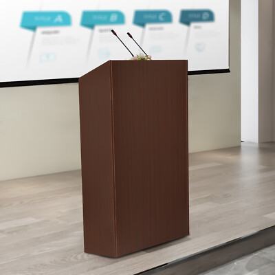 Rolling MDF Wood Podium Church Pulpit School Lectern Conference Debate ...