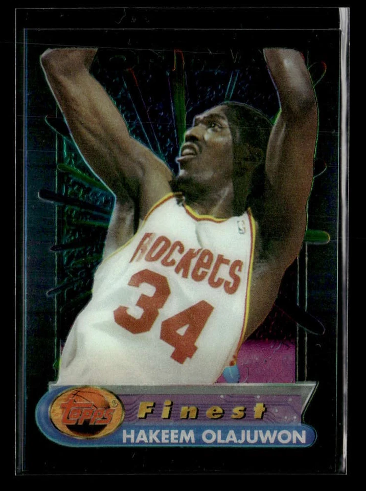 1994-95 Topps Finest - Hakeem Olajuwon #10 for sale | eBay