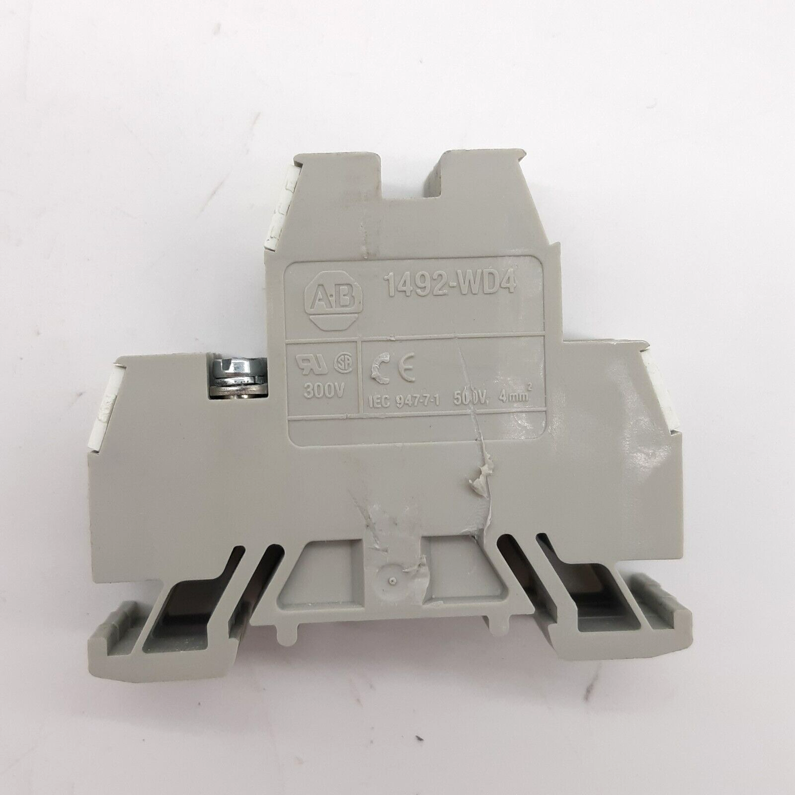 Allen-Bradley 1492-WD4 Terminal Block of 3 w/ Center Jumper Lot of 2 | eBay