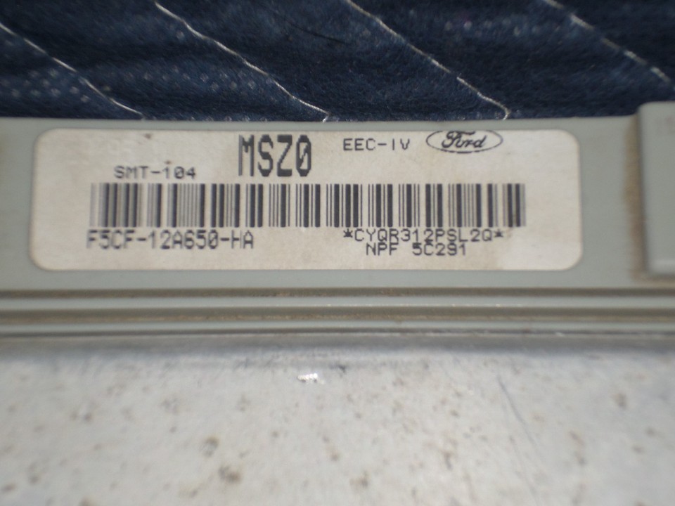 00 Ford Focus ECM ECU Engine Control Computer F5CF-12A650-HA 9 | eBay