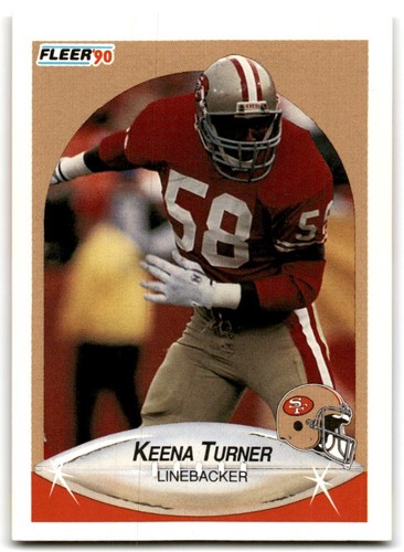 1990 Fleer Keena Turner San Francisco 49ers #15 | eBay