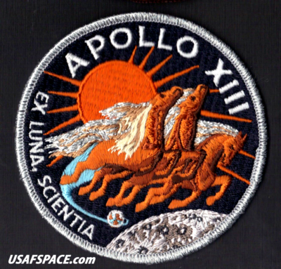 Nasa Apollo 13 Logo Apollo 13 Flown Kapton Foil Flown In Space