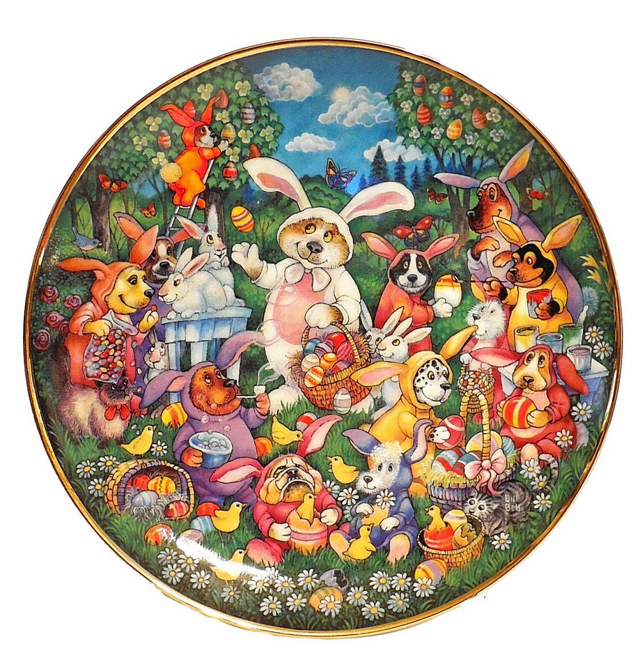 Bill Bell Limited Edition Holiday Themed Franklin Mint Collector Plates ...