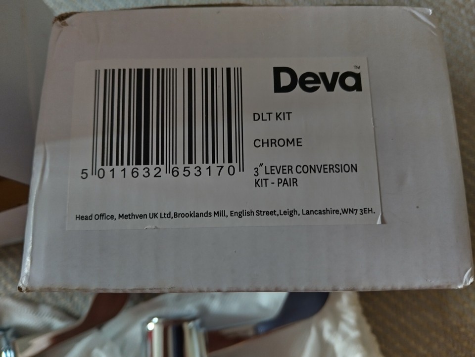 Genuine Deva by Methven 3” Lever Conversion - Pair DLT KIT tap ceramic valves | eBay UK