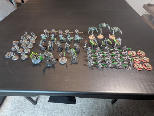 Necron Army - 1180 Points, Painted and Assembled: $375 For Lot | eBay